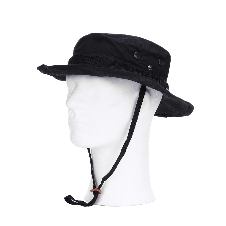 101INC Bush hoed met memory wire - Zwart – CampinOutdoor