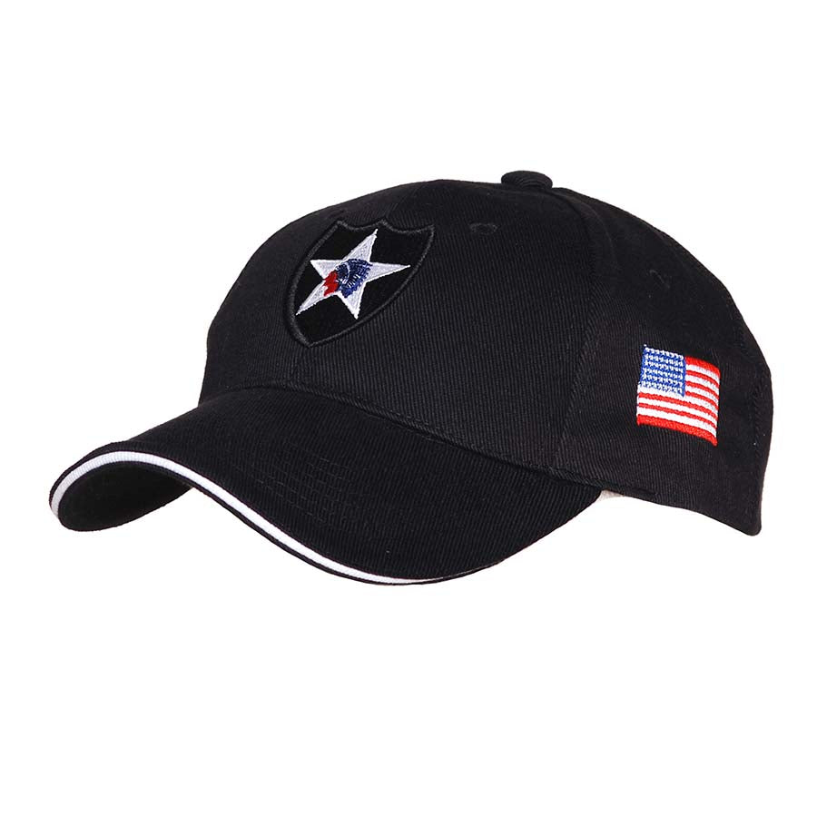 Fostex Baseball Cap 2nd Infantry - Zwart – CampinOutdoor