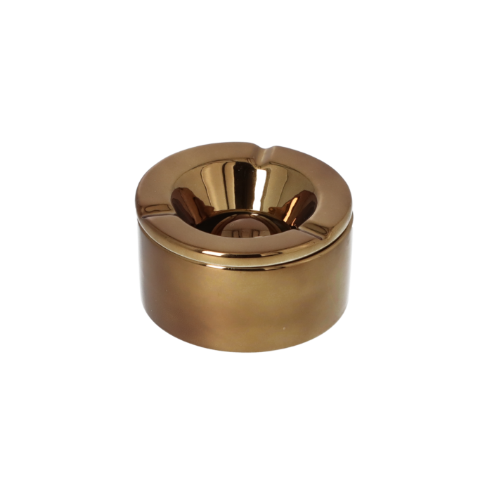 Keramieke Asbak Shiny Antique Brass – CampinOutdoor